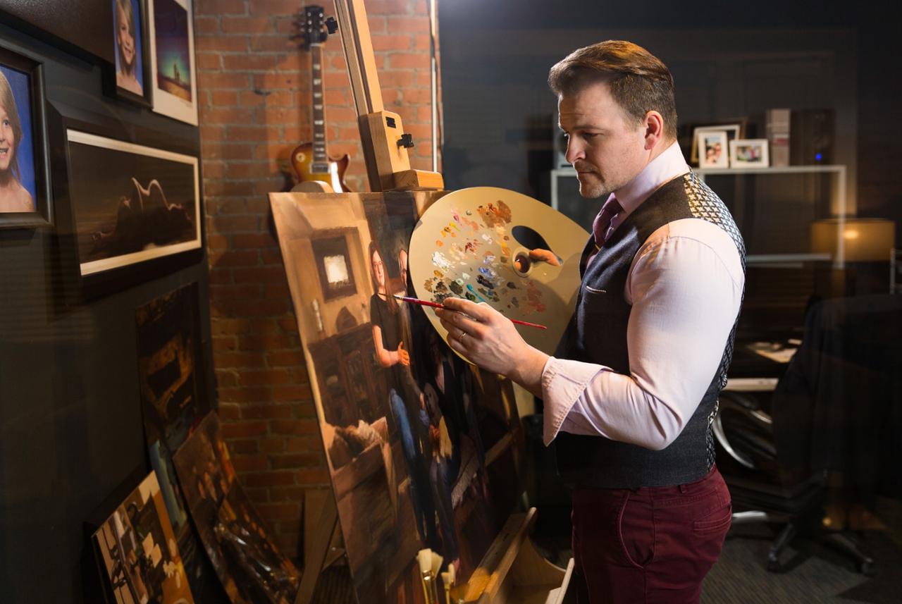 Custom Painted Portrait by Keating | Powered by Givergy